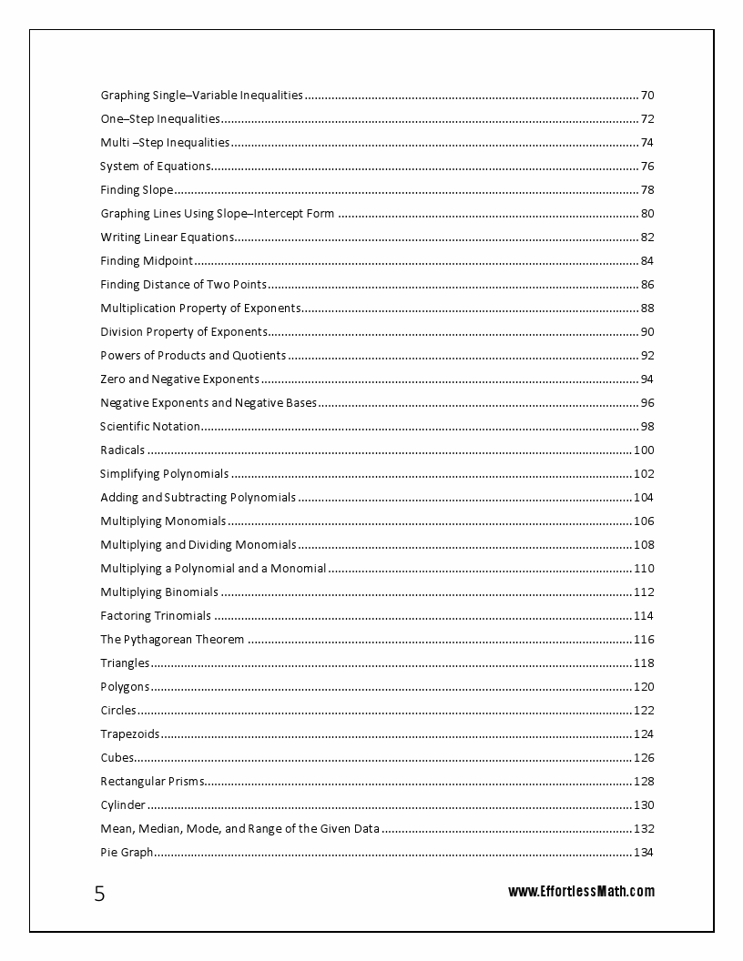 Comprehensive Math Workbook for the DAT Test: Student Workbook and 2 ...
