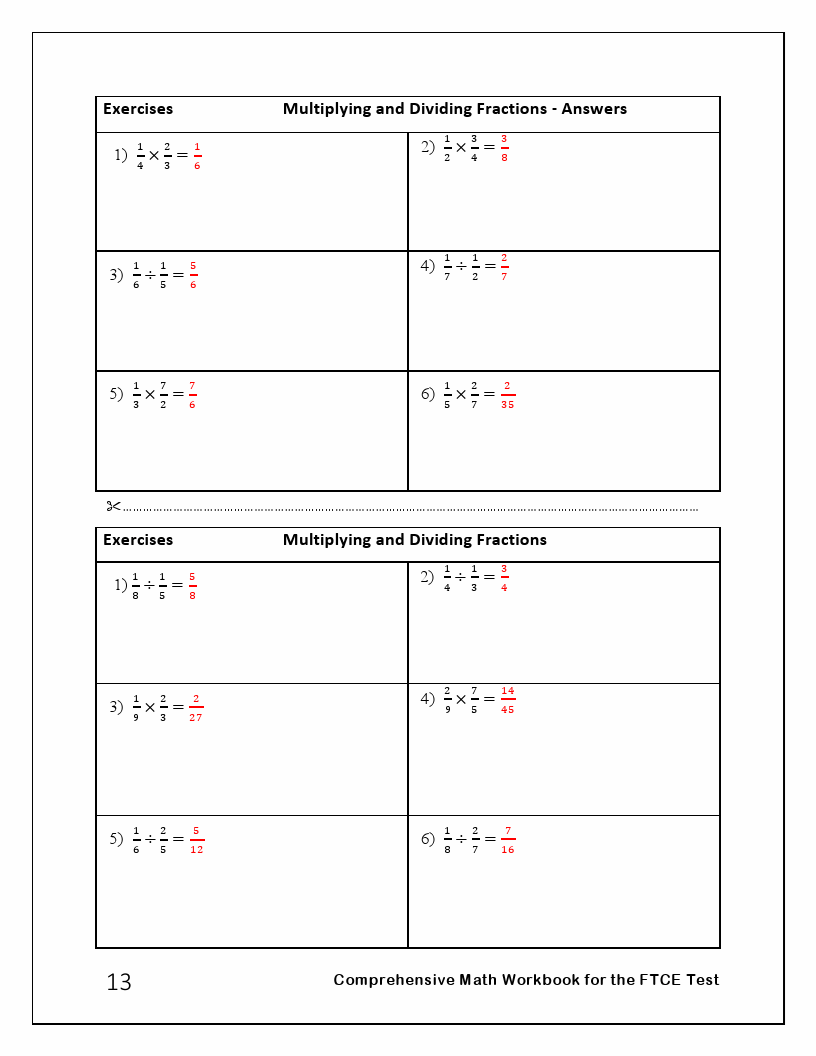 Comprehensive Math Workbook for the FTCE Test: Student Workbook and 2 ...
