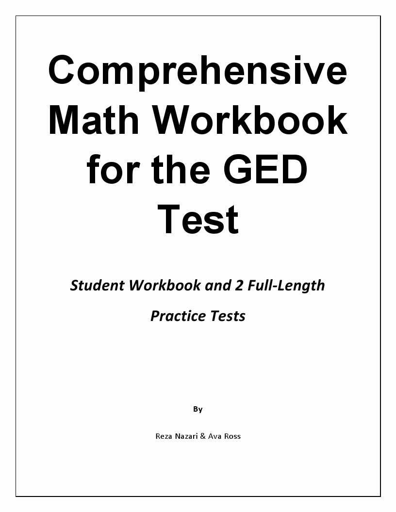 Comprehensive Math Workbook for the GED Test: Student Workbook and 2 ...