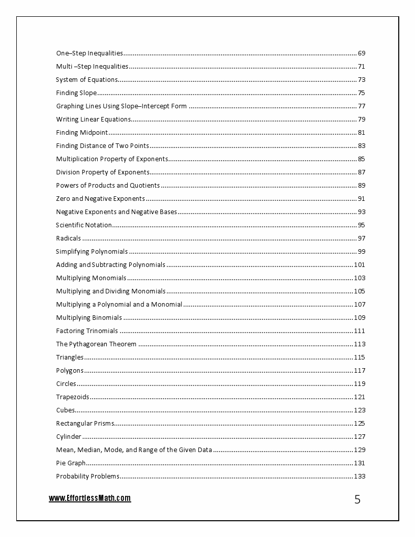 Comprehensive Math Workbook for the PERT Test: Student Workbook and 2 ...