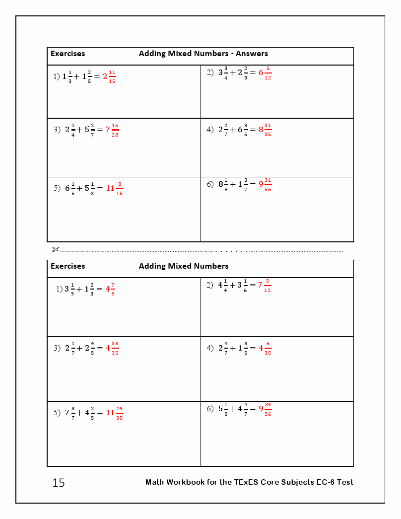 Comprehensive Math Workbook for the TExES Core Subjects EC-6 Test ...