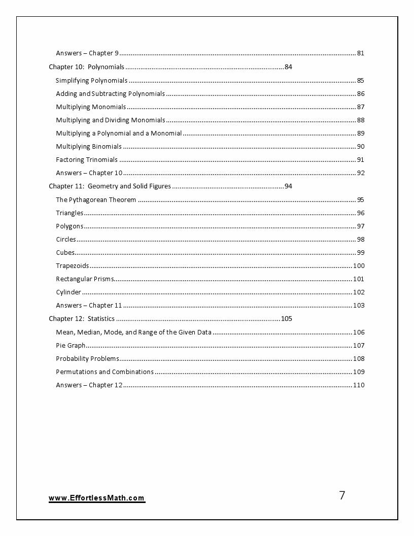 Comprehensive Pre-Algebra Practice Book 2020 – 2021: Complete Coverage ...