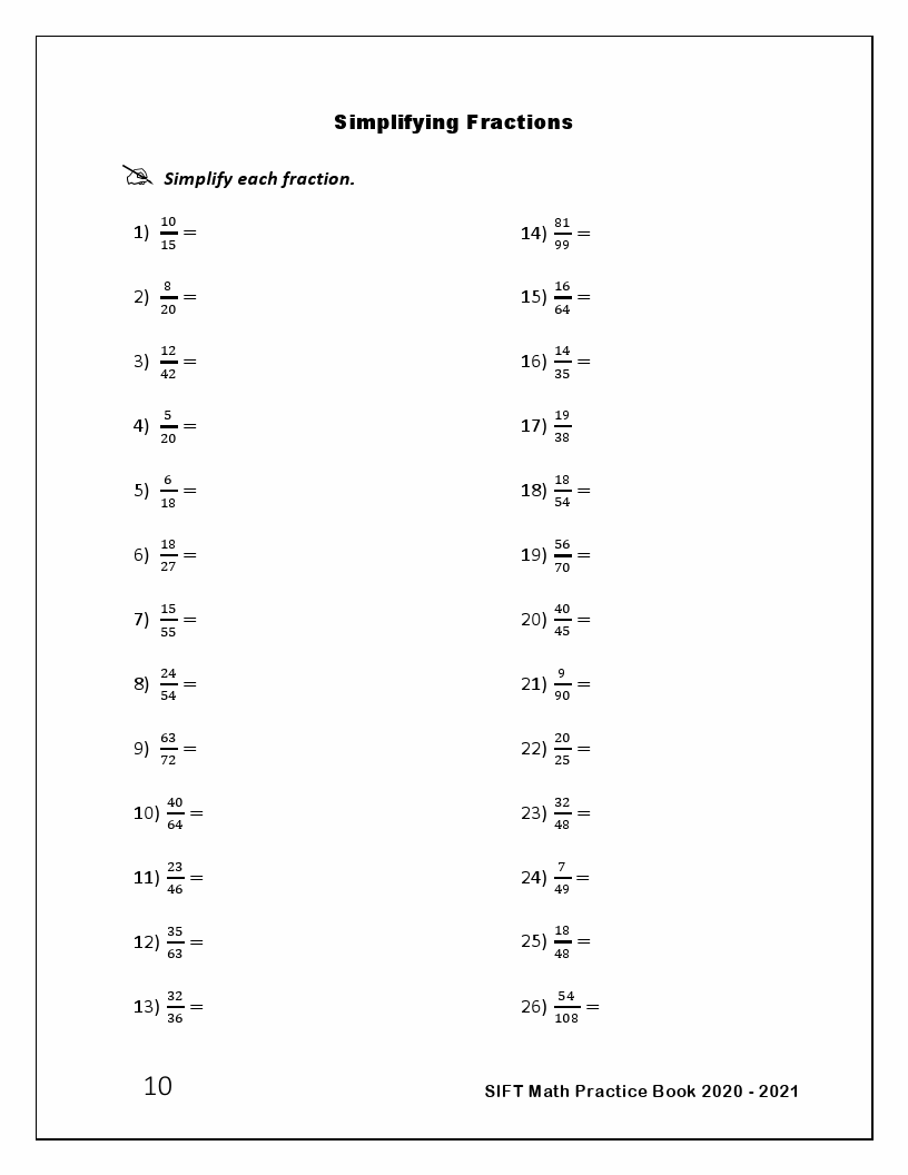 Comprehensive SIFT Math Practice Book 2020 – 2021: Complete Coverage of ...