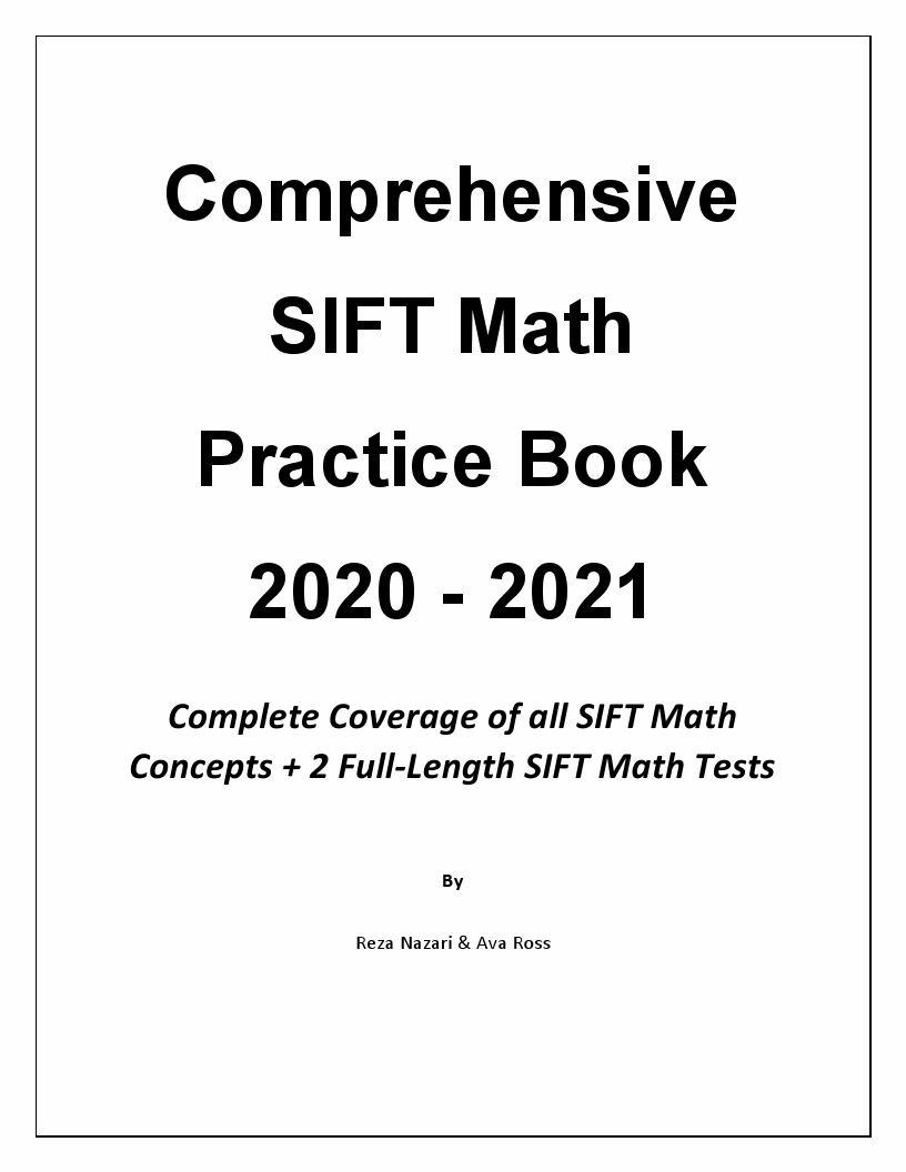 Comprehensive SIFT Math Practice Book 2020 – 2021: Complete Coverage of ...