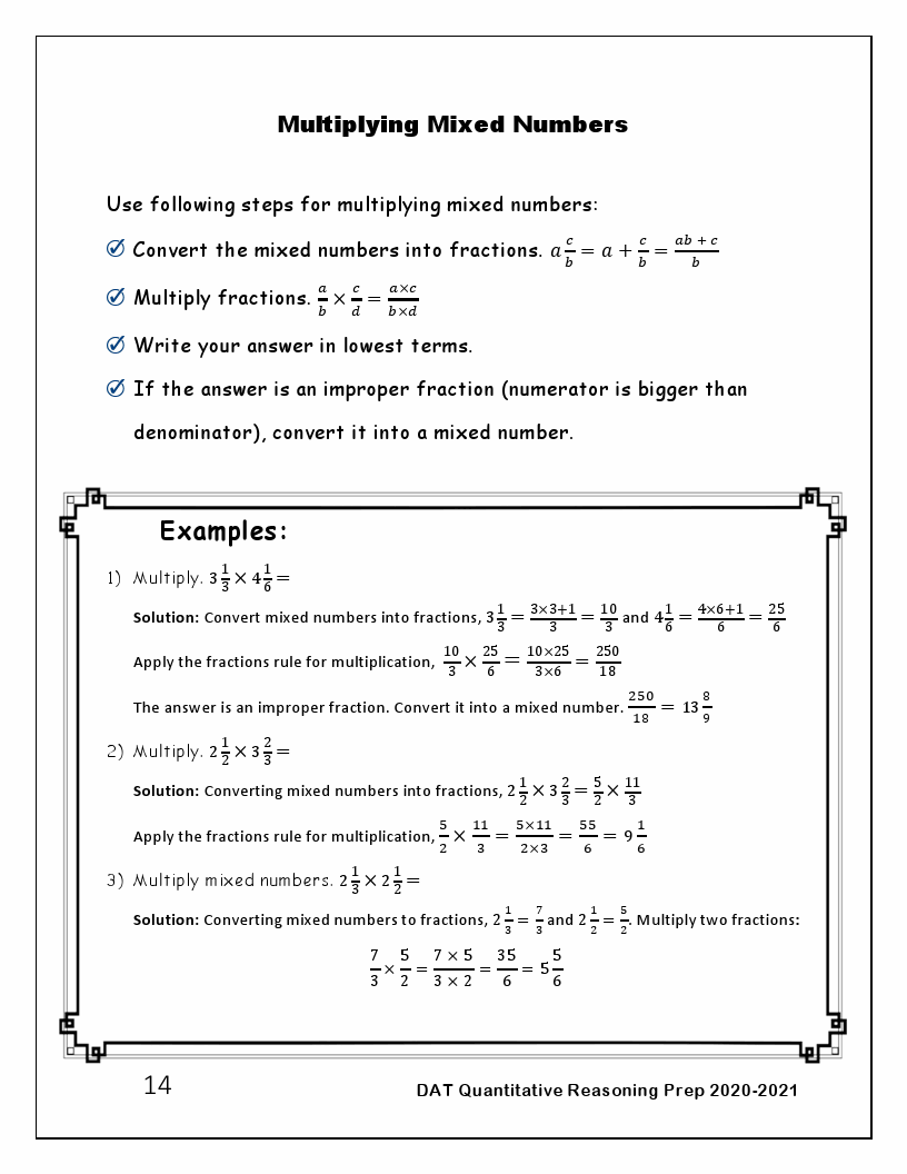 DAT Quantitative Reasoning Prep 2020-2021: The Most Comprehensive ...