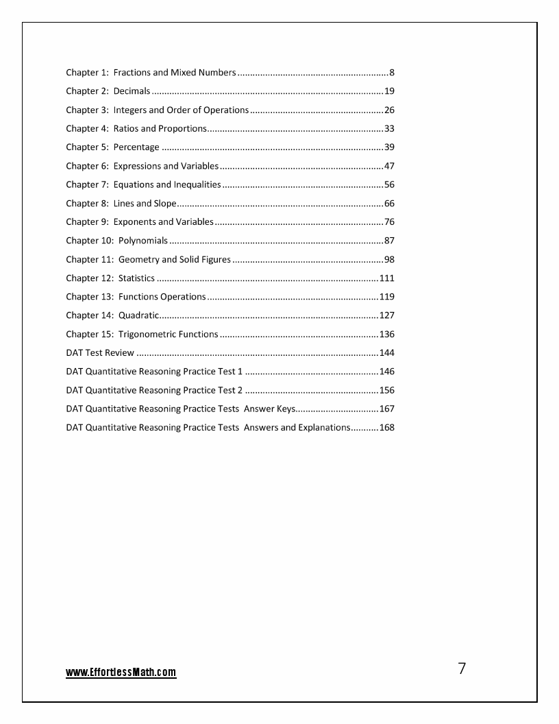 DAT Quantitative Reasoning Prep 2020-2021: The Most Comprehensive ...