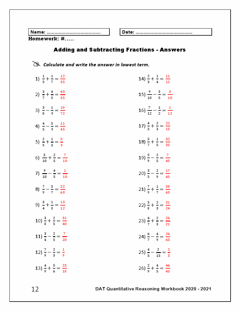 DAT Quantitative Reasoning Workbook 2020 – 2021: The Most Comprehensive ...