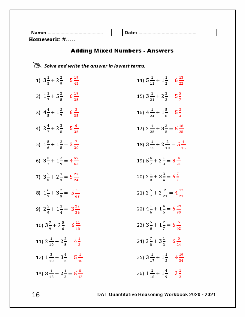DAT Quantitative Reasoning Workbook 2020 – 2021: The Most Comprehensive ...
