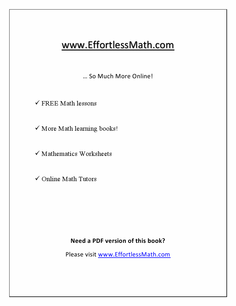 FSA Math Exercise Book for Grade 8: Student Workbook and Two Realistic ...