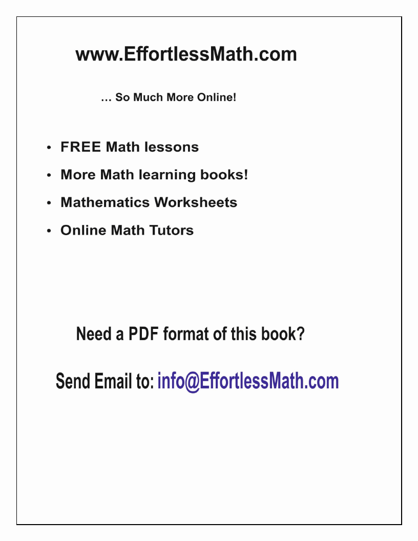 FSA Mathematics Workbook For Grade 7: Step-By-Step Guide to Preparing ...