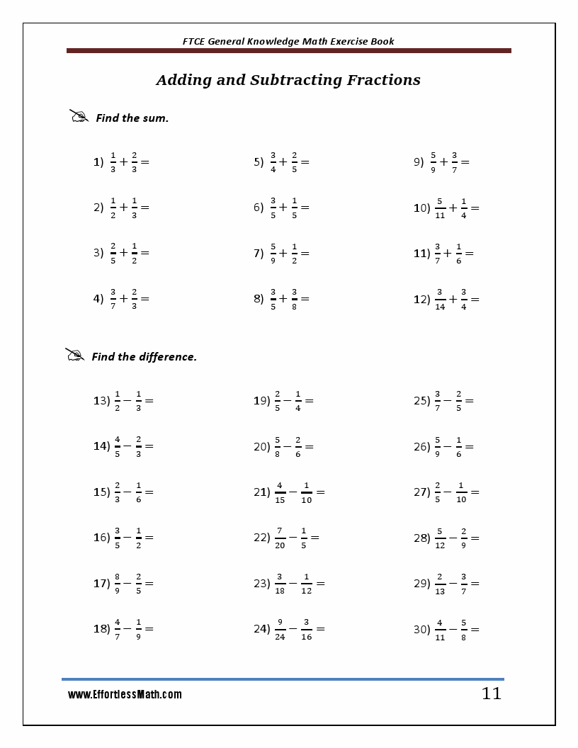 FTCE General Knowledge Math Exercise Book: Student Workbook and Two ...