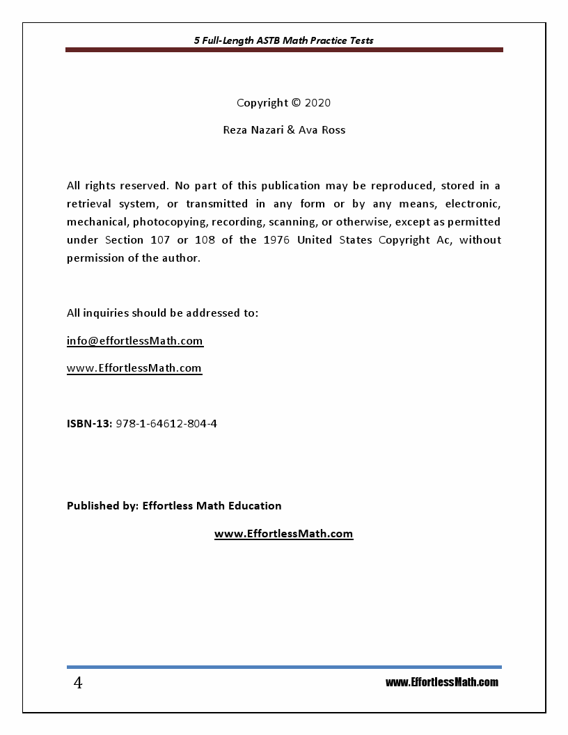 5 Full-Length ASTB Math Practice Tests: The Practice You Need to Ace ...