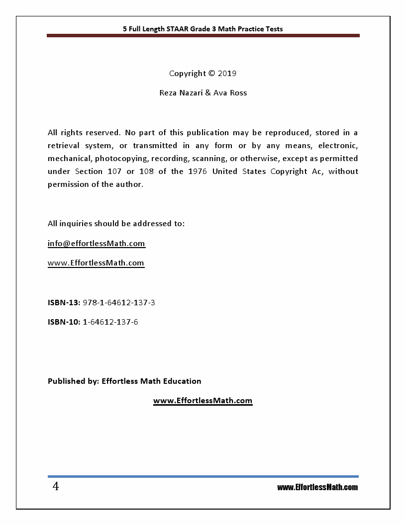 5 Full-Length STAAR Grade 3 Math Practice Tests: The Practice You Need ...