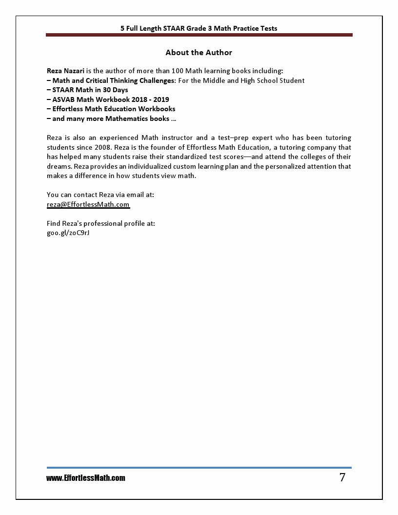 5 Full-Length STAAR Grade 3 Math Practice Tests: The Practice You Need ...