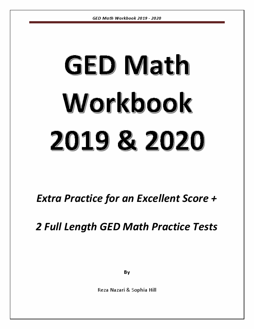 GED Math Workbook 2019 & 2020: Extra Practice for an Excellent Score ...