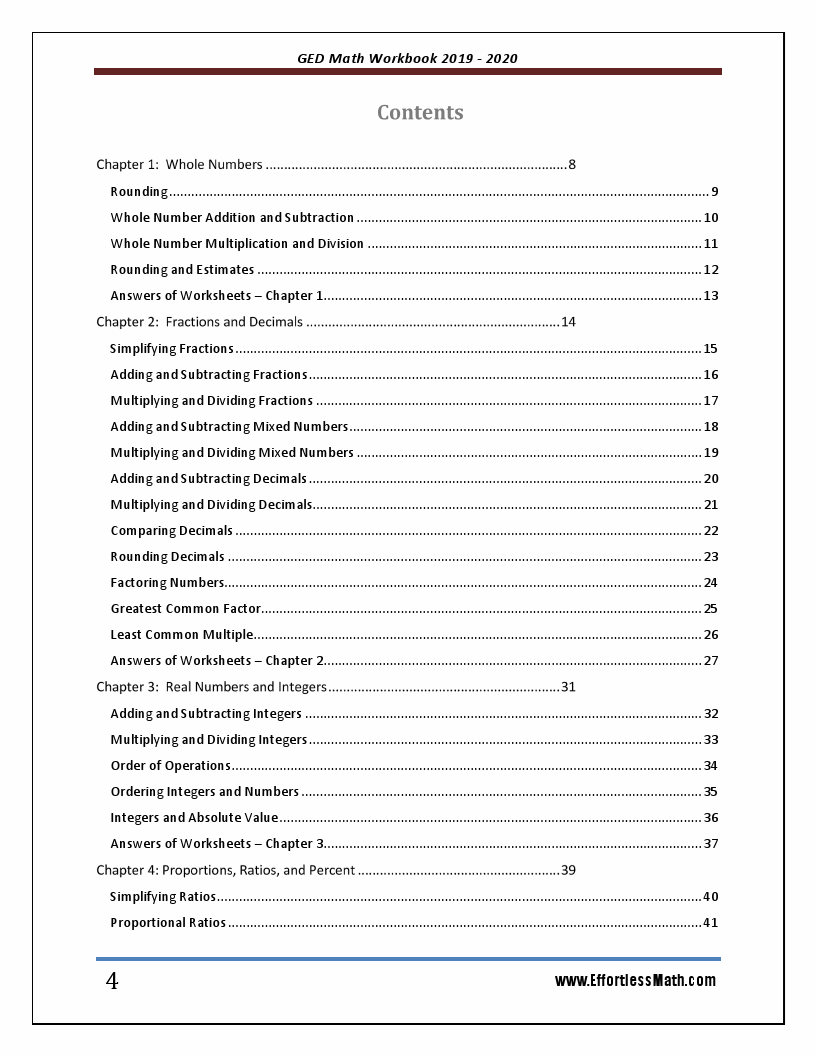 GED Math Workbook 2019 & 2020: Extra Practice for an Excellent Score ...