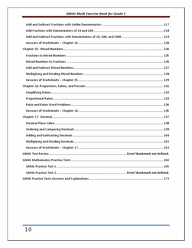 Georgia Milestones Math Exercise Book for Grade 5: Student Workbook and ...