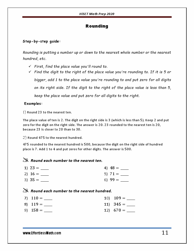 HiSET Math Prep 2020: A Comprehensive Review and Step-By-Step Guide to ... HiSET Math Prep 2020: A Comprehensive Review and Step-By-Step Guide to ...