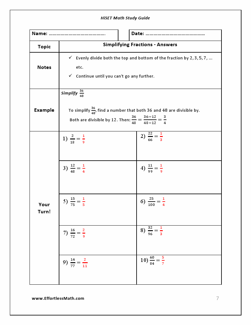 HiSET Math Study Guide 2020 – 2021: A Comprehensive Review and Step-By ...