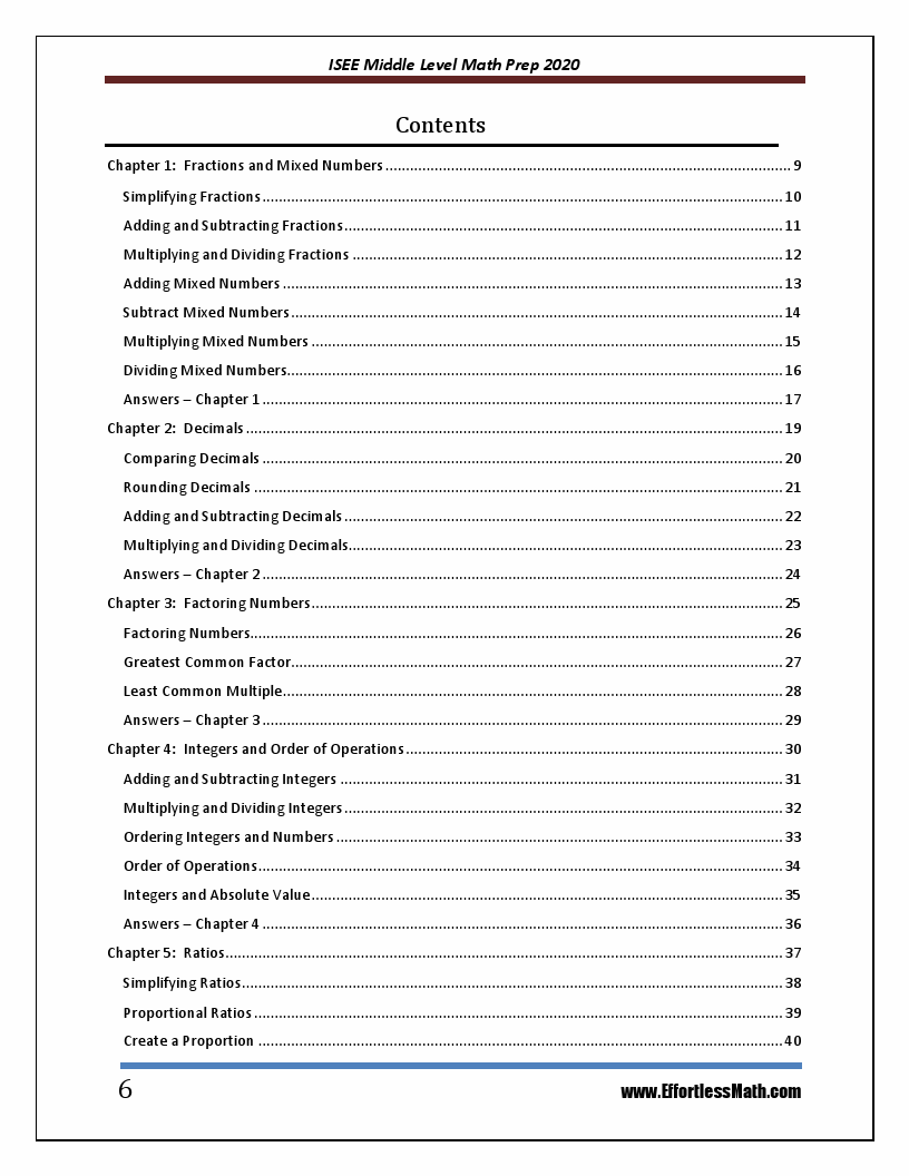ISEE Middle Level Math Prep 2020: A Comprehensive Review and Step-By ...