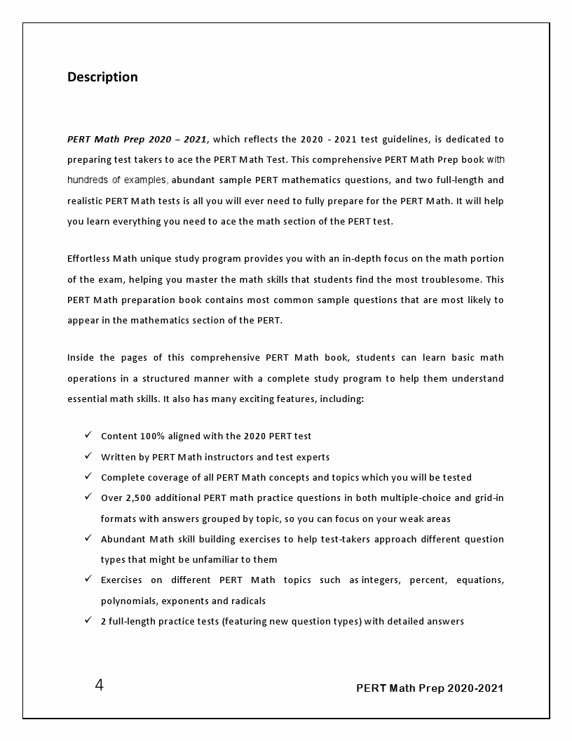 PERT Math Prep 2020-2021: The Most Comprehensive Review and Ultimate ...