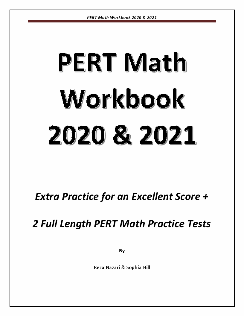 PERT Math Workbook 2020 & 2021: Extra Practice for an Excellent Score ...