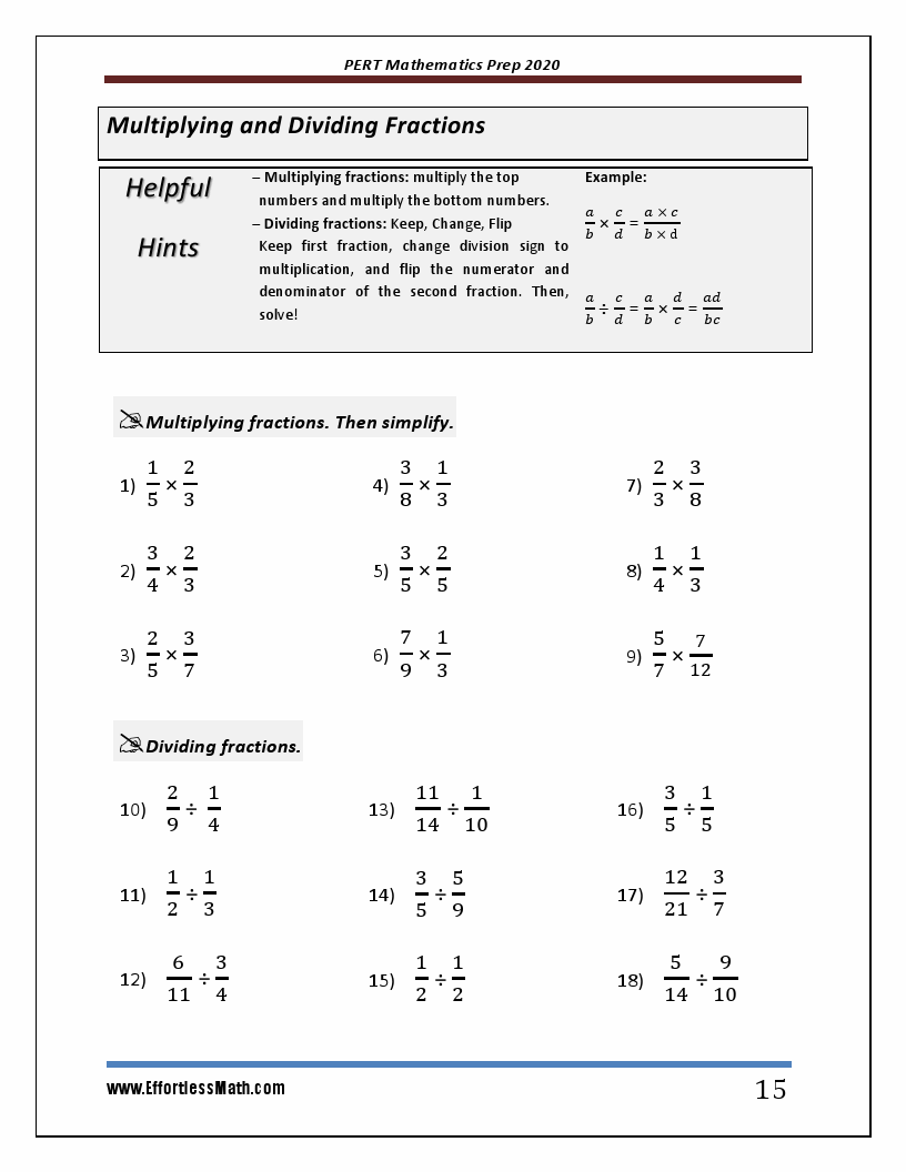 PERT Mathematics Prep 2020: A Comprehensive Review and Ultimate Guide ...
