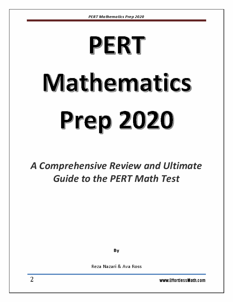 PERT Mathematics Prep 2020: A Comprehensive Review and Ultimate Guide ...