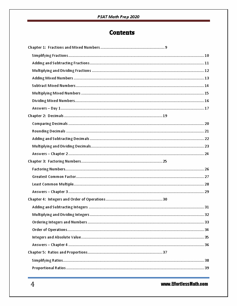 PSAT / NMSQT Math Prep 2020: A Comprehensive Review and Step-By-Step ...