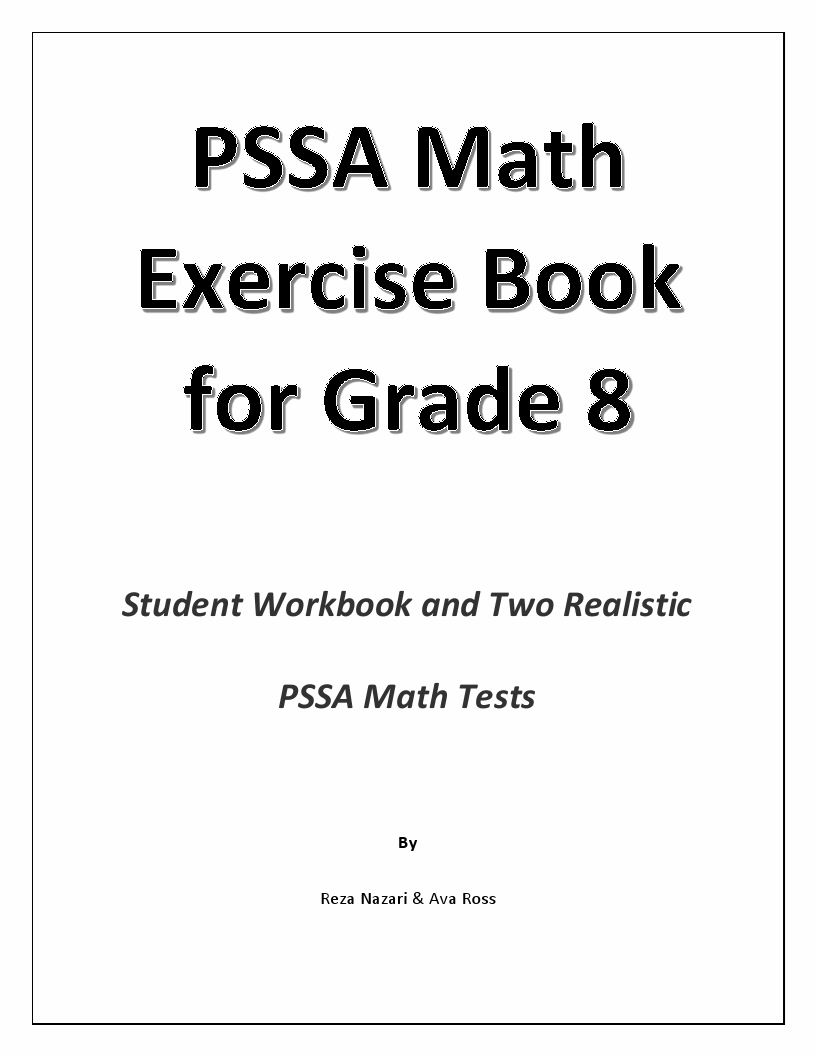 PSSA Math Exercise Book for Grade 8: Student Workbook and Two Realistic ...