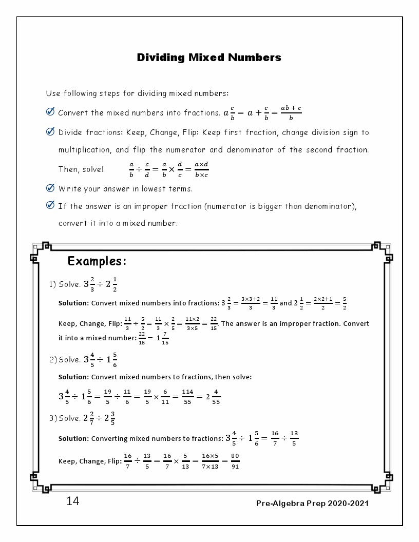 Pre-Algebra Prep 2020-2021: The Most Comprehensive Review and Ultimate ...