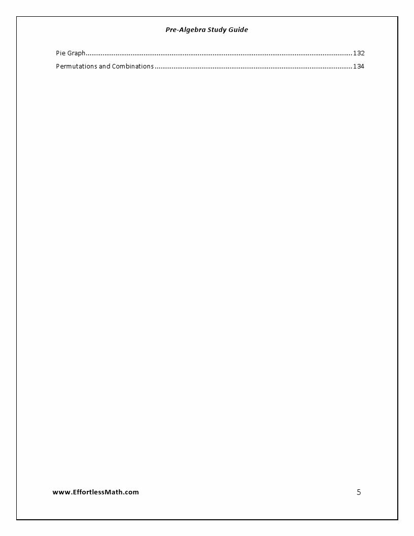 Pre-Algebra Study Guide 2020 – 2021: A Comprehensive Review and Step-By ...