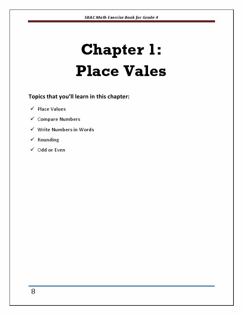 SBAC Math Exercise Book for Grade 4: Student Workbook and Two Realistic ...