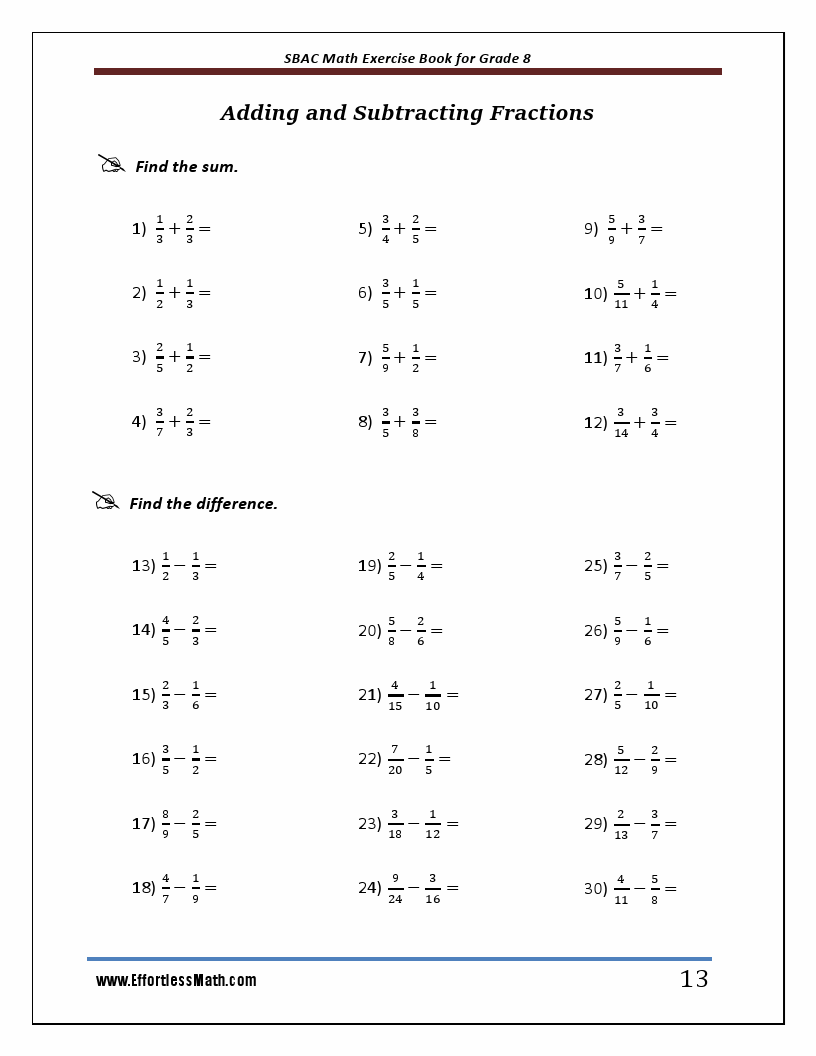 SBAC Math Exercise Book for Grade 8: Student Workbook and Two Realistic ...