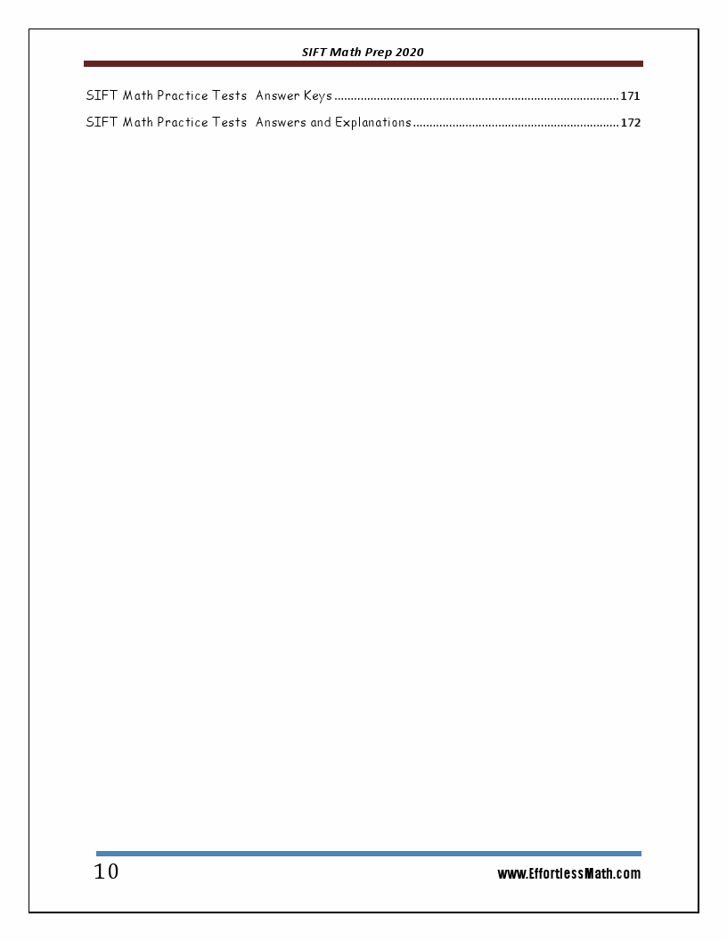 SIFT Math Prep 2020: A Comprehensive Review and Step-By-Step Guide to ...