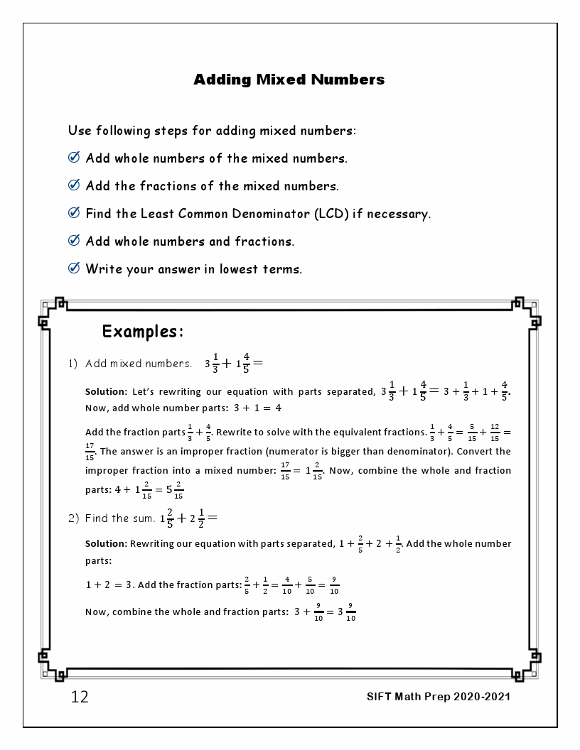 SIFT Math Prep 2020-2021: The Most Comprehensive Review and Ultimate ...