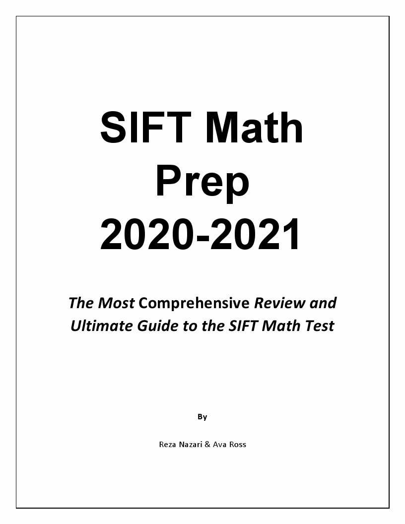 SIFT Math Prep 2020-2021: The Most Comprehensive Review and Ultimate ...