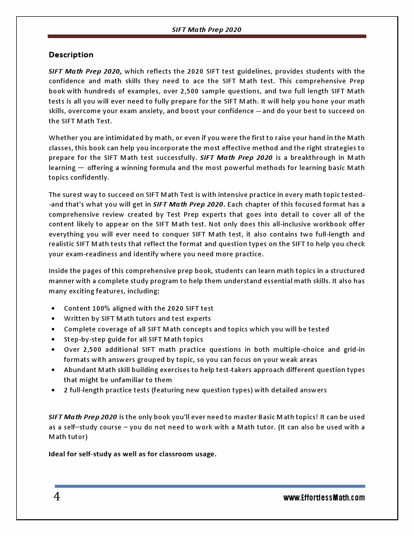 SIFT Math Prep 2020: A Comprehensive Review and Step-By-Step Guide to ...