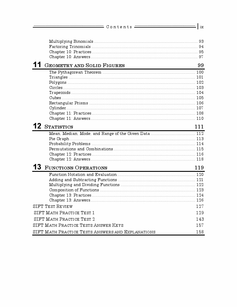 SIFT Math Tutor: Everything You Need to Help Achieve an Excellent Score ...