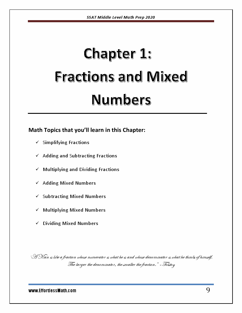SSAT Middle Level Math Prep 2020: A Comprehensive Review and Step-By ...