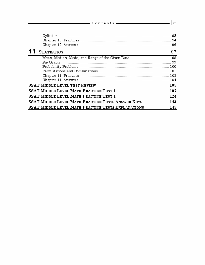 SSAT Middle Level Math Tutor: Everything You Need to Help Achieve an ...