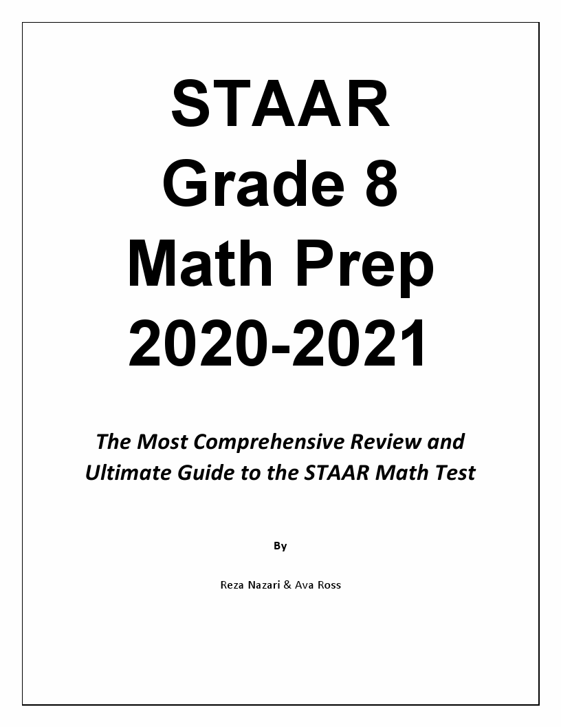STAAR Grade 8 Math Prep 2020-2021: The Most Comprehensive Review and ...