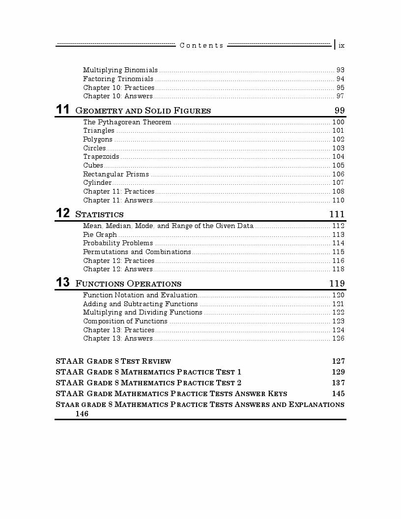 STAAR Grade 8 Math Tutor: Everything You Need to Help Achieve an ...