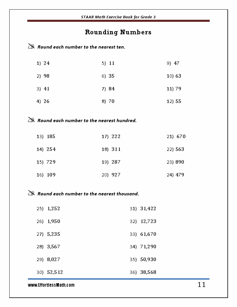STAAR Math Exercise Book for Grade 3: Student Workbook and Two ...