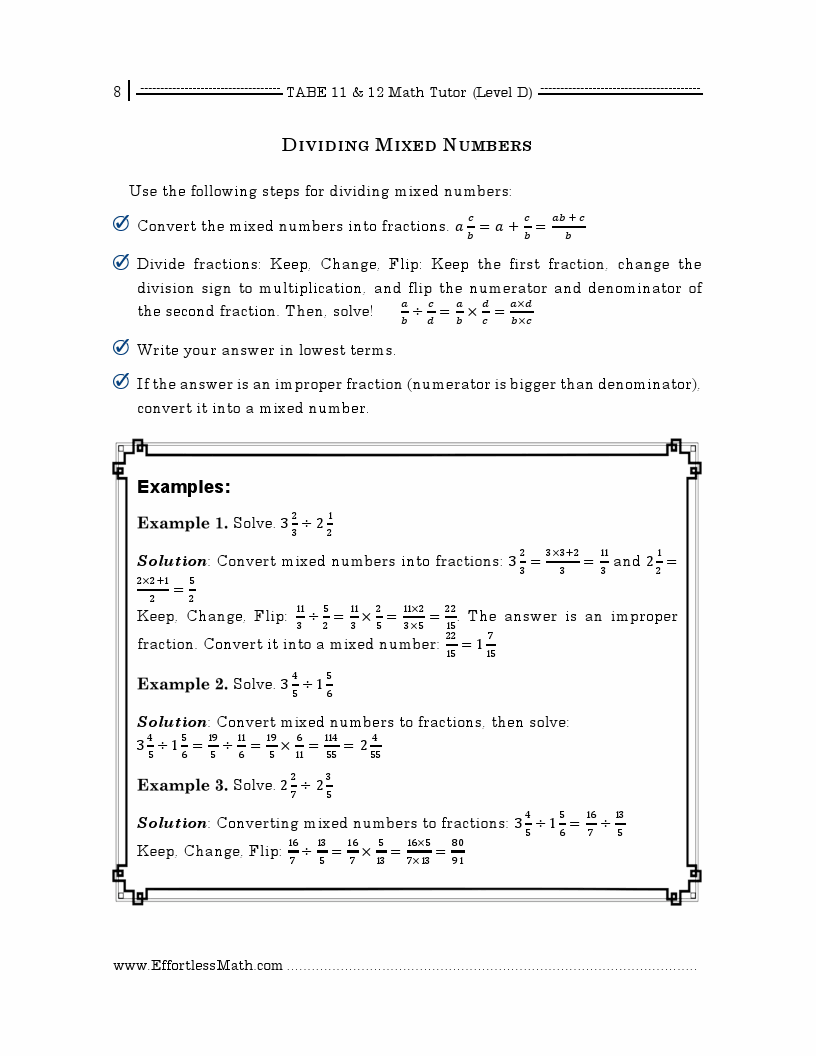 TABE 11 & 12 Math Tutor: Everything You Need to Help Achieve an ...