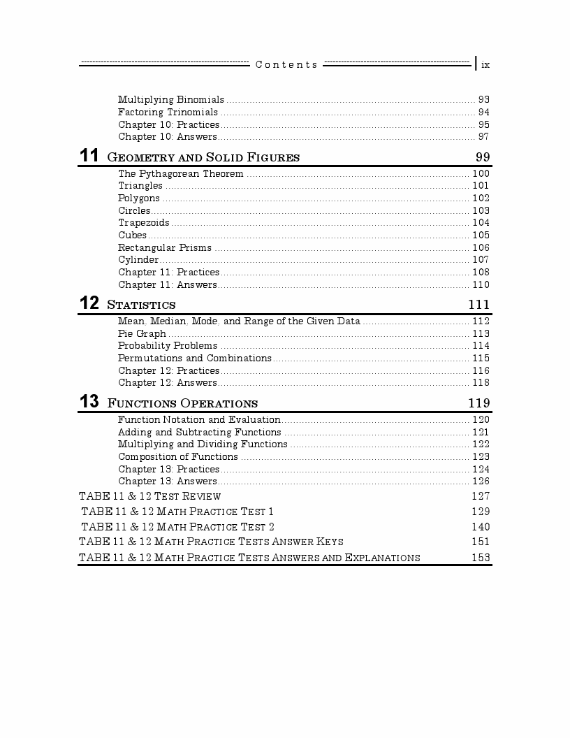 TABE 11 & 12 Math Tutor: Everything You Need to Help Achieve an ...