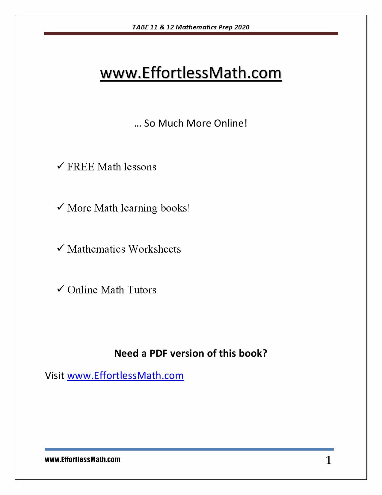 TABE Mathematics Prep 2019: A Comprehensive Review and Ultimate Guide ...