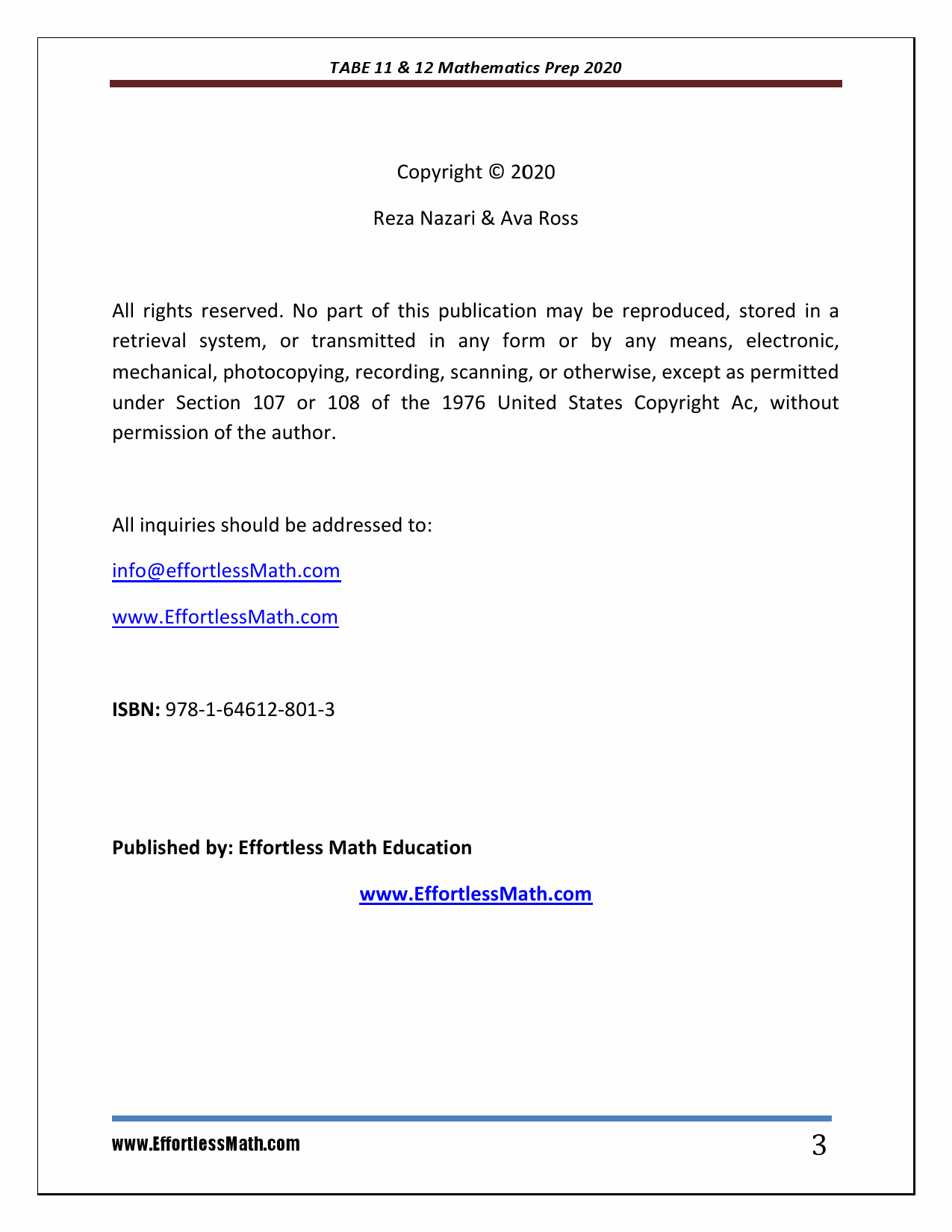 TABE Mathematics Prep 2019: A Comprehensive Review and Ultimate Guide ...