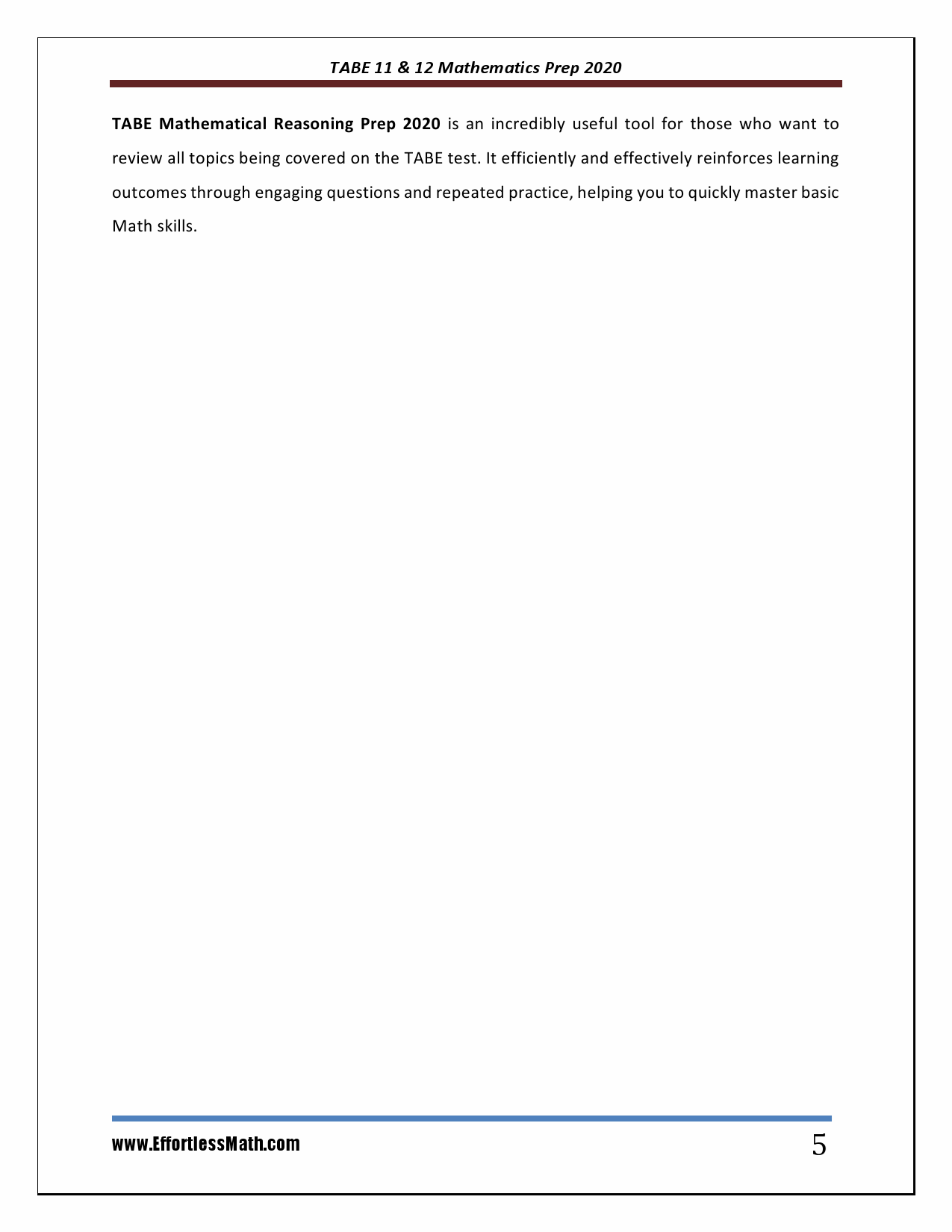 TABE Mathematics Prep 2019: A Comprehensive Review and Ultimate Guide ...