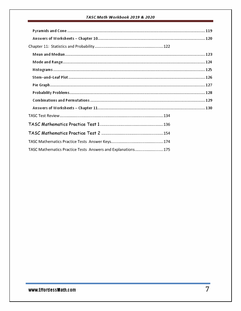 TASC Math Workbook 2019 & 2020: Extra Practice for an Excellent Score ...